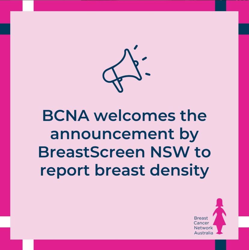 BreastScreen NSW to report breast density | BCNA Online Network